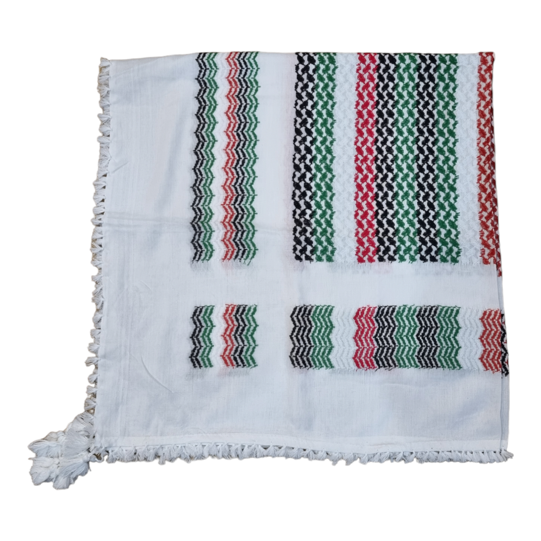 Palestinian Kufiya – Palestine Flag – Preserved Identity