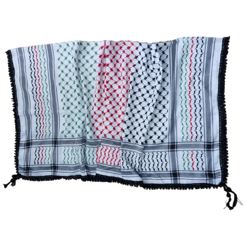 Palestinian Kufiya – Palestine Flag – Preserved Identity