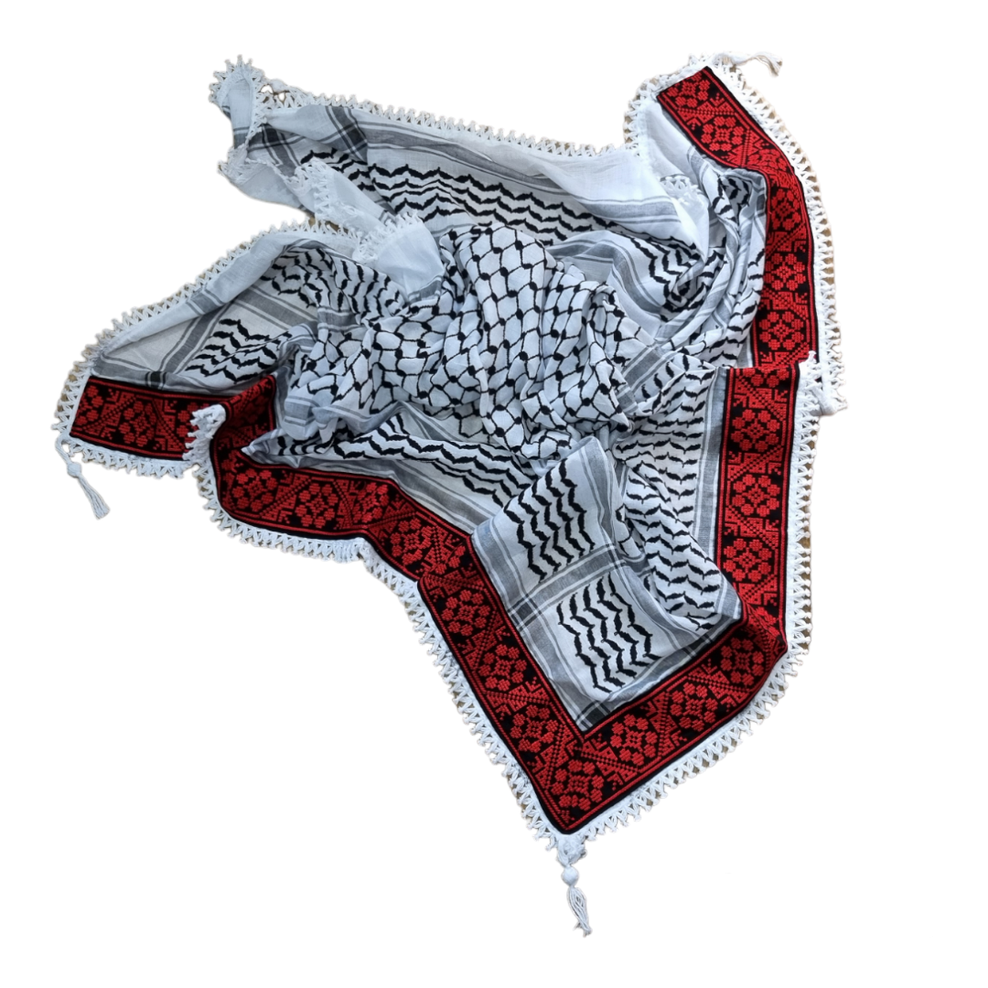Embroidered Kufiya – Preserved Identity