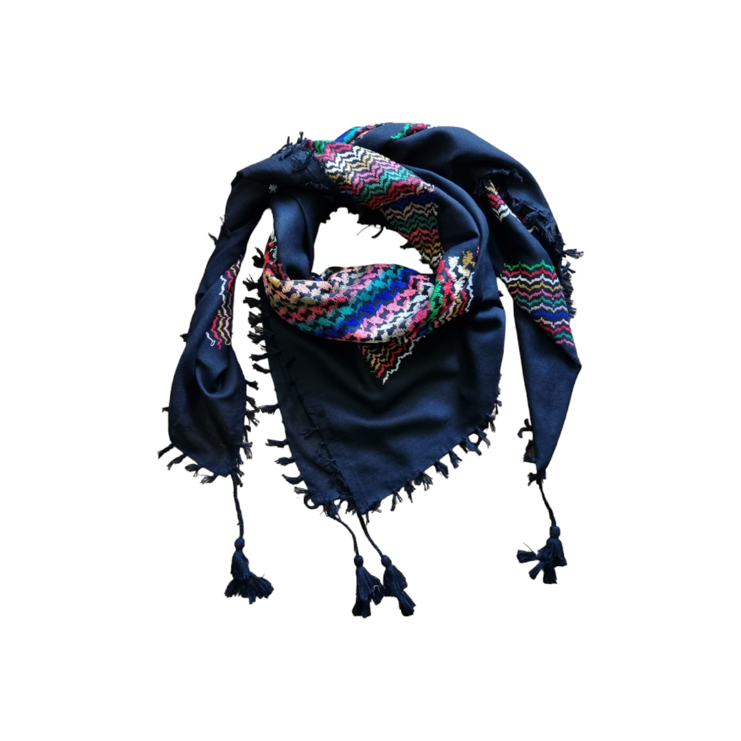 Palestinian Kufiya – Multicoloured – Preserved Identity